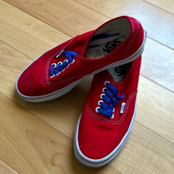 Vans | Shoes | Mens Red Vans Sneaker | Poshmark